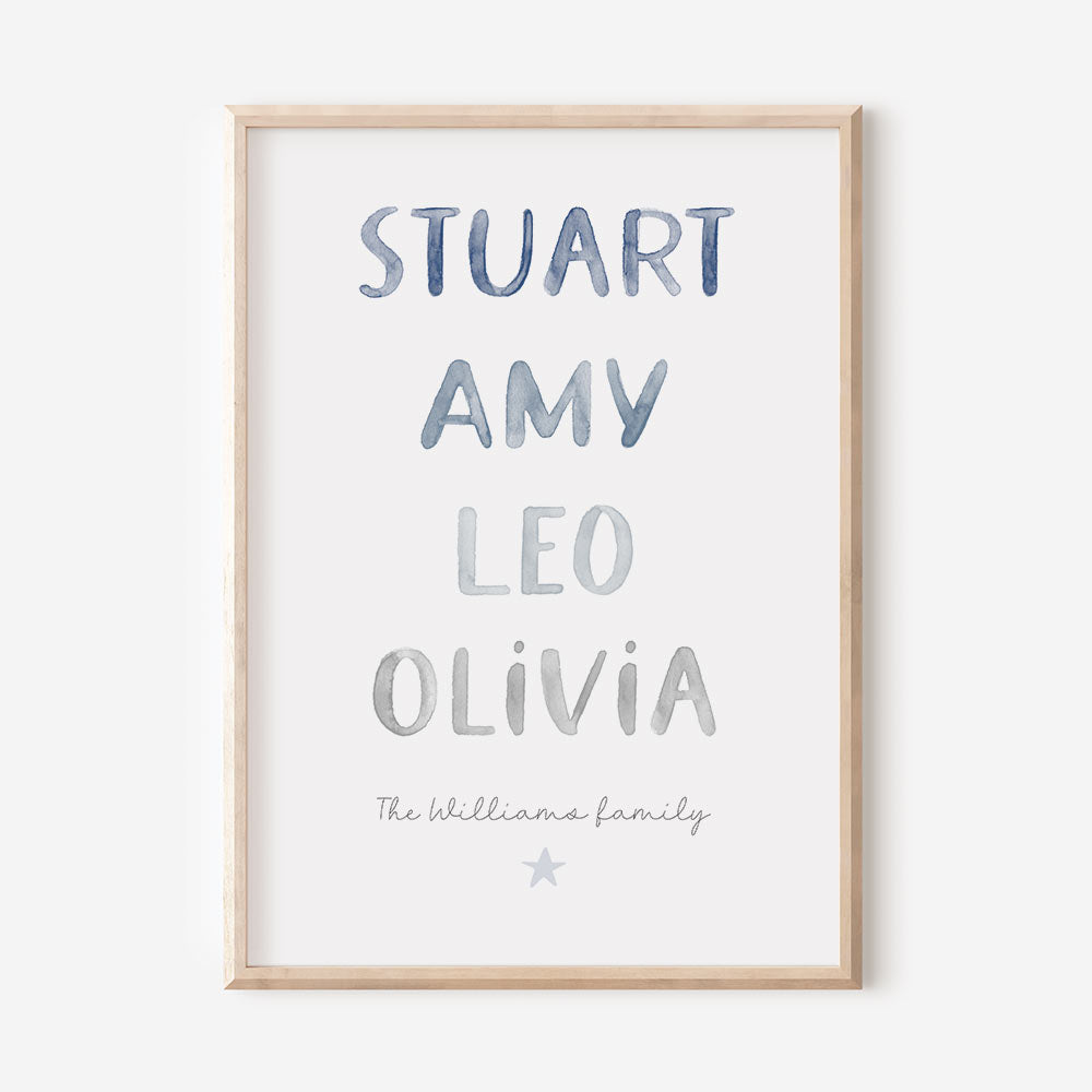 Personalised Family Prints - At The Helm