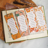 Funky Floral Affirmation Bookmarks - At The Helm NZ